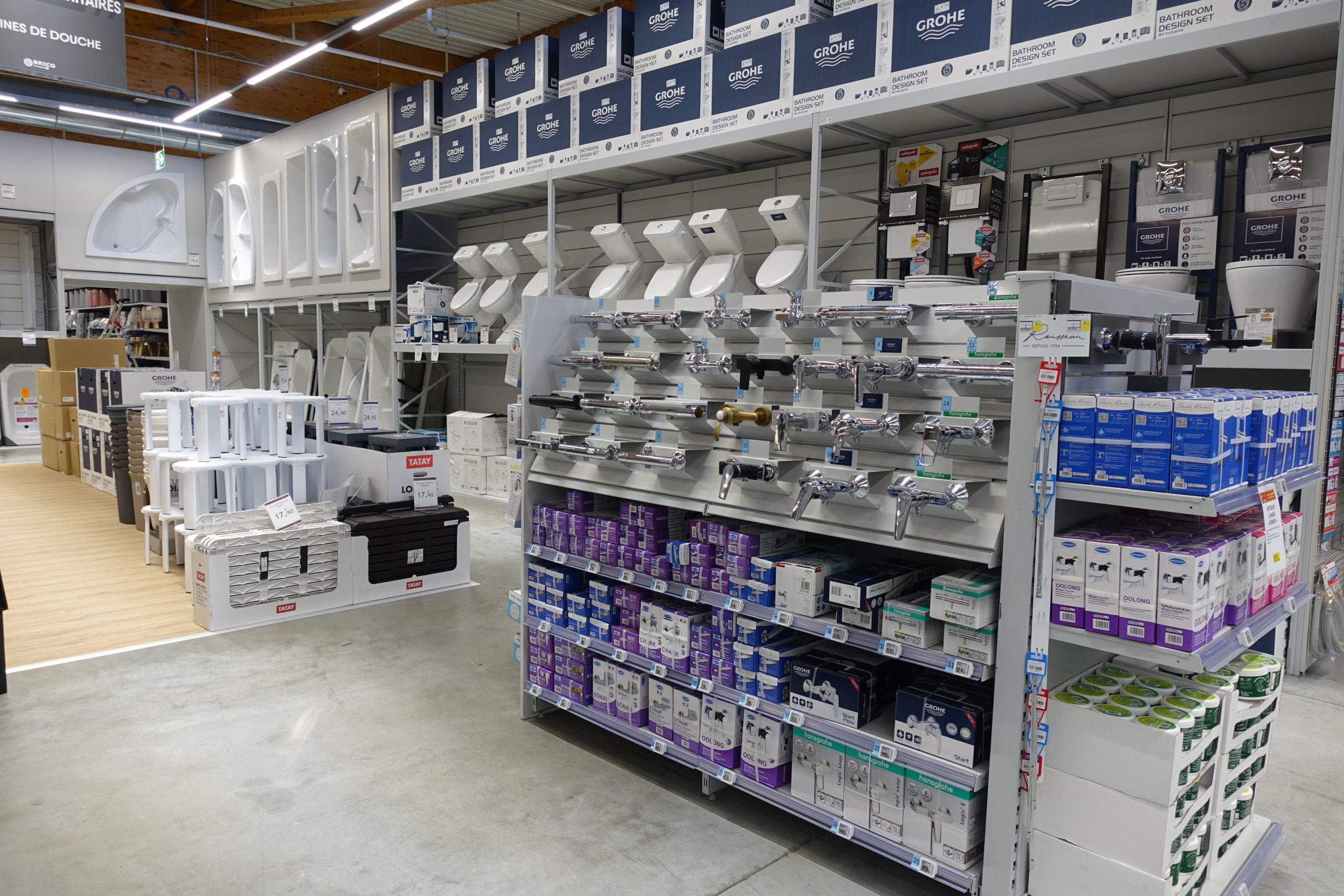 Agencement magasin bricolage - Sanitaire & cuisine - AG Dynamics